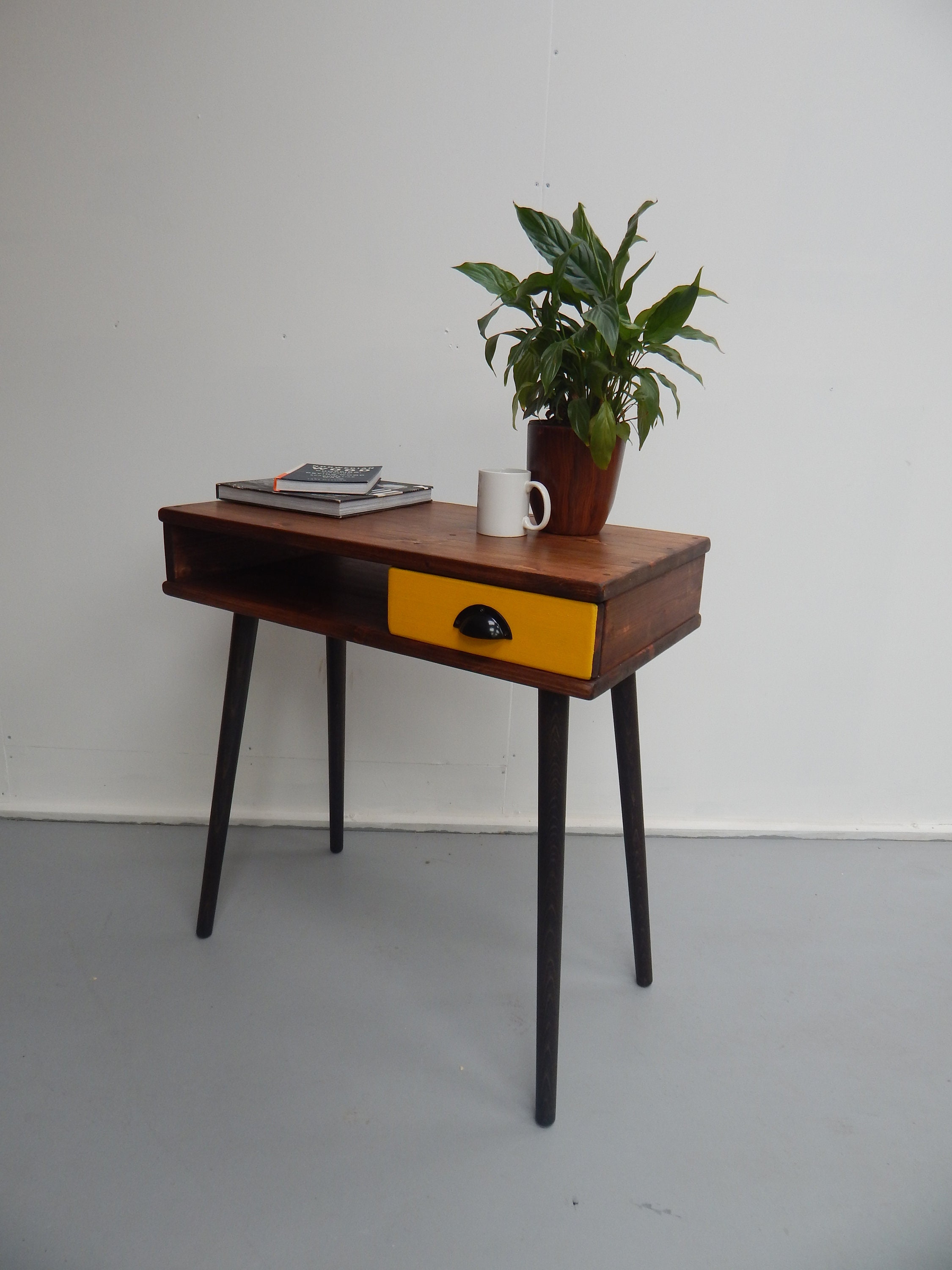 Console Table/ Entry Table/ Standing Desk / Hall Table / Reclaimed Wood ...
