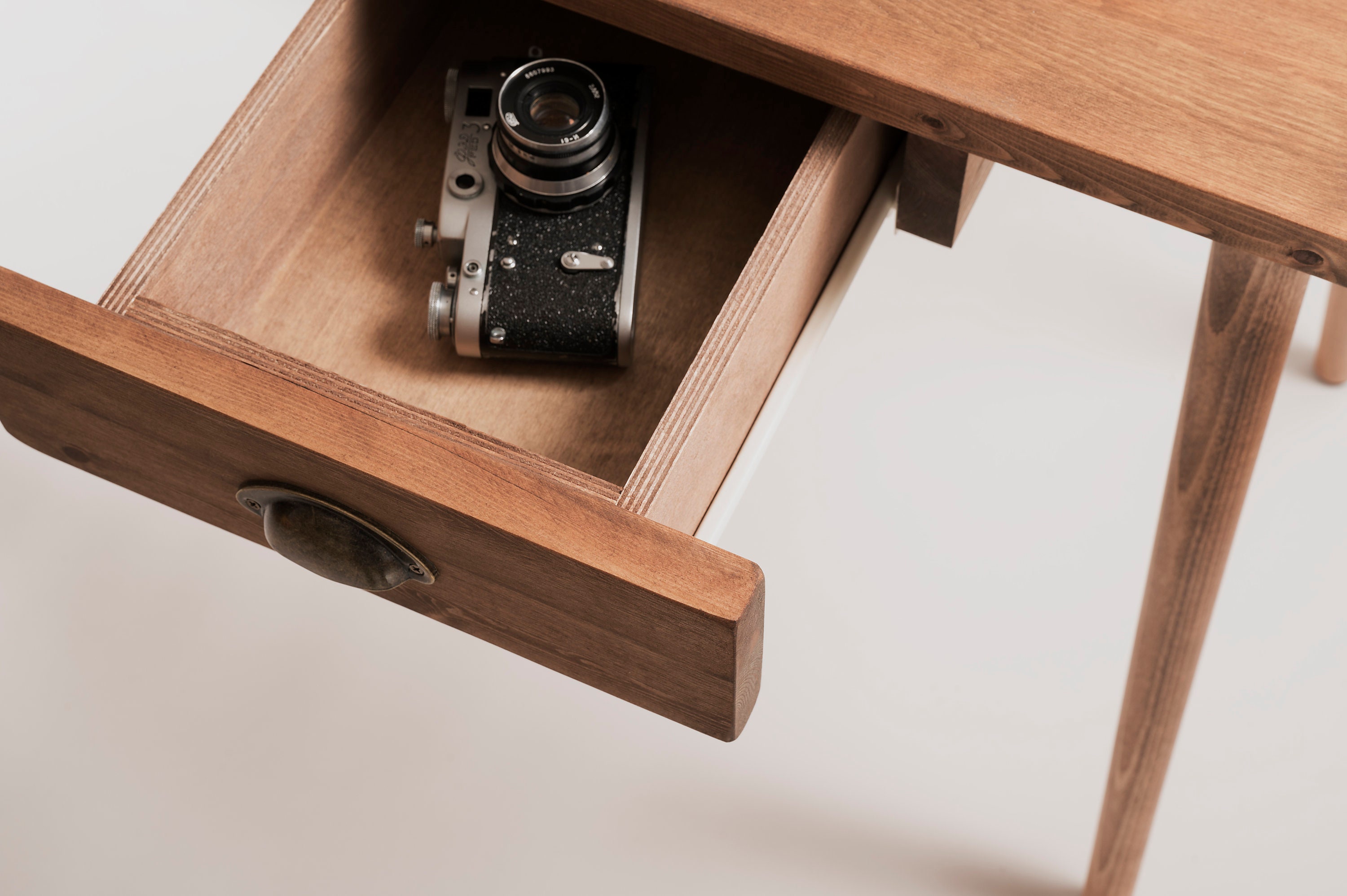 Simple Desk with drawerreclaimed wood handmade desk choice | Etsy