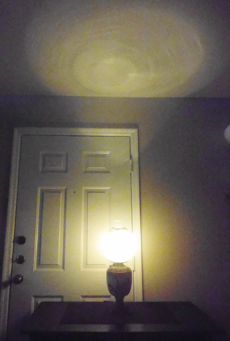 Gone With the Wind Antique Globed Hand Painted Converted to - Etsy