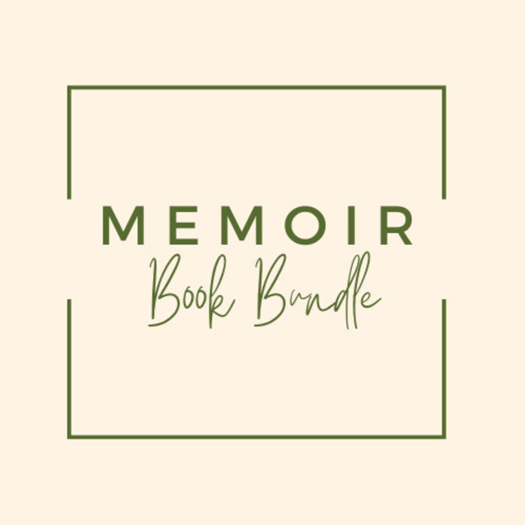 Memoir Thrift Book Bundle - Etsy