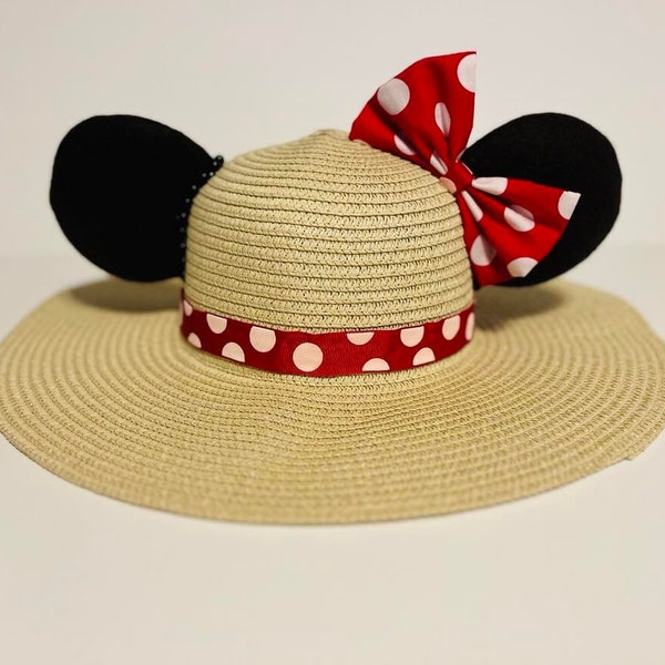 Minnie Mouse Hat - Etsy