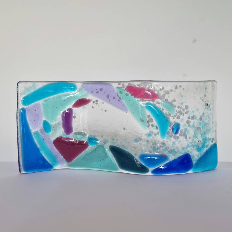 Fused Glass Waves - Etsy