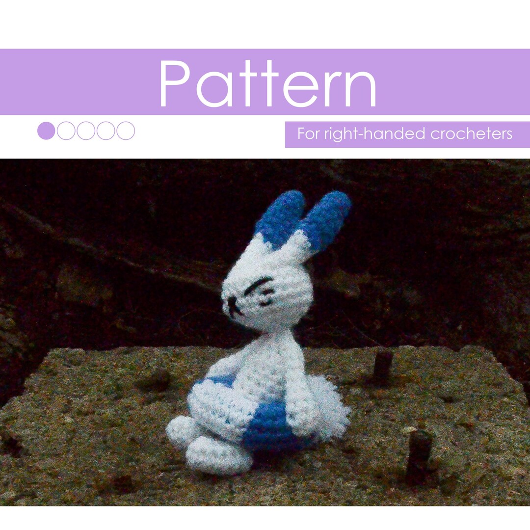 Crochet PATTERN Warabbit Floatie Bunny Beta Pokémon Crochet Amigurumi ...