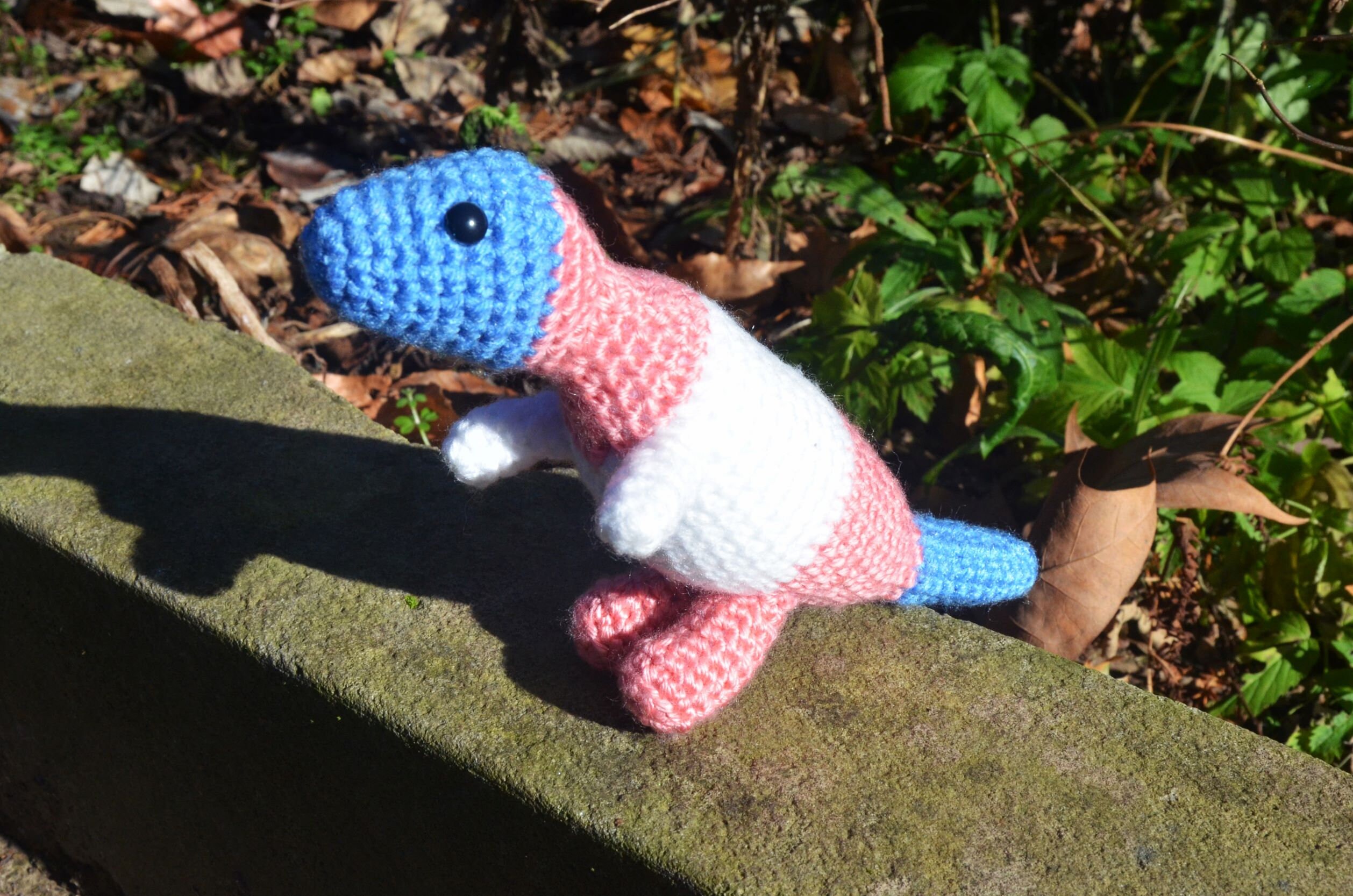 Stuffed Animals & Plushies Ready to Ship Trans Pride Flag Tyrannosaurus ...