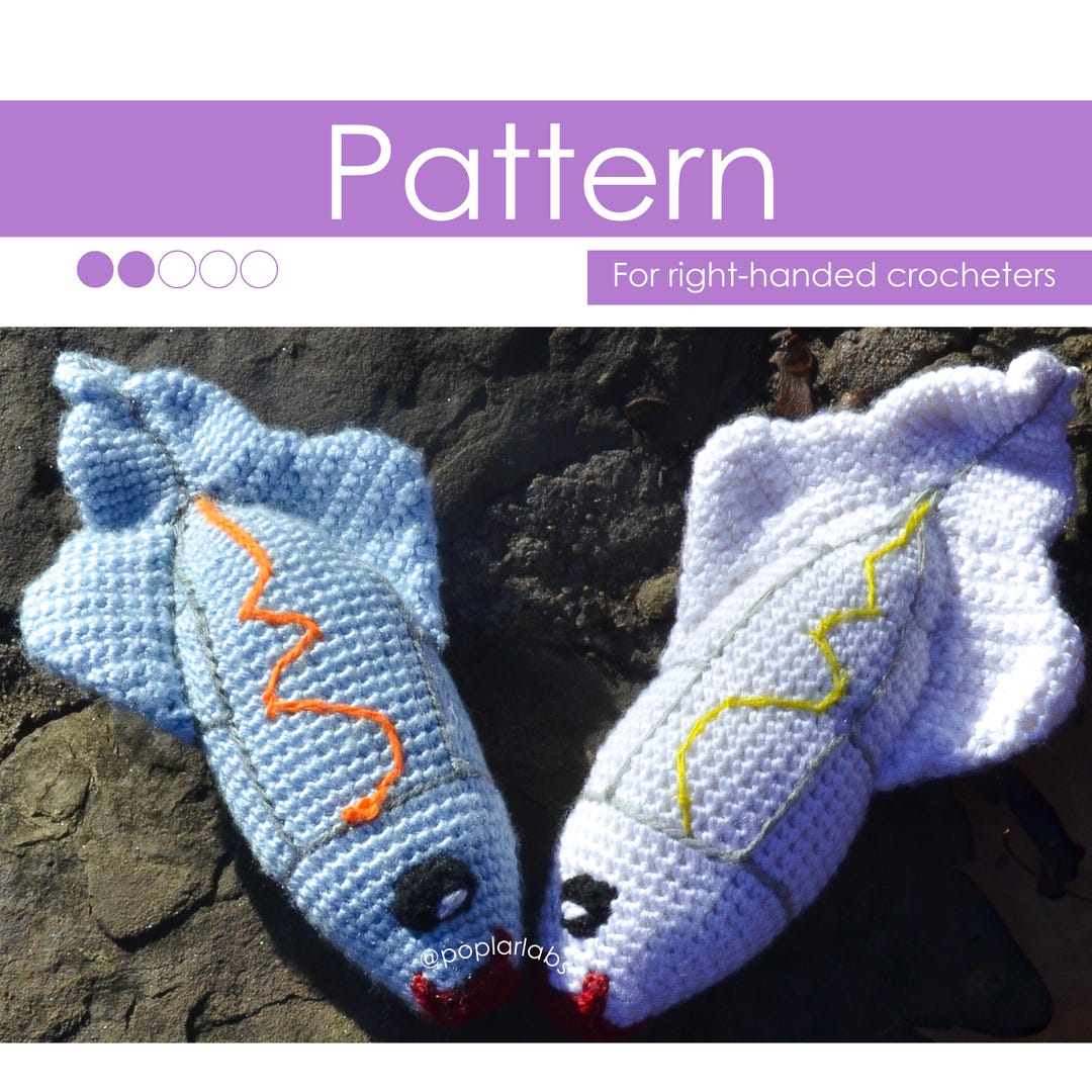 NOW ON PATREON Tynamo Crochet Pattern - Life-size Pokemon Amigurumi ...