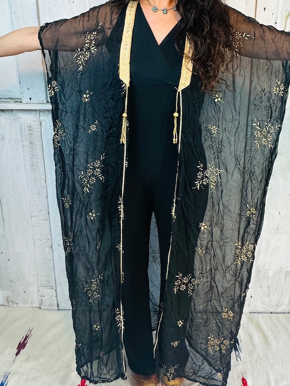 Vintage indian silk duster - Gem