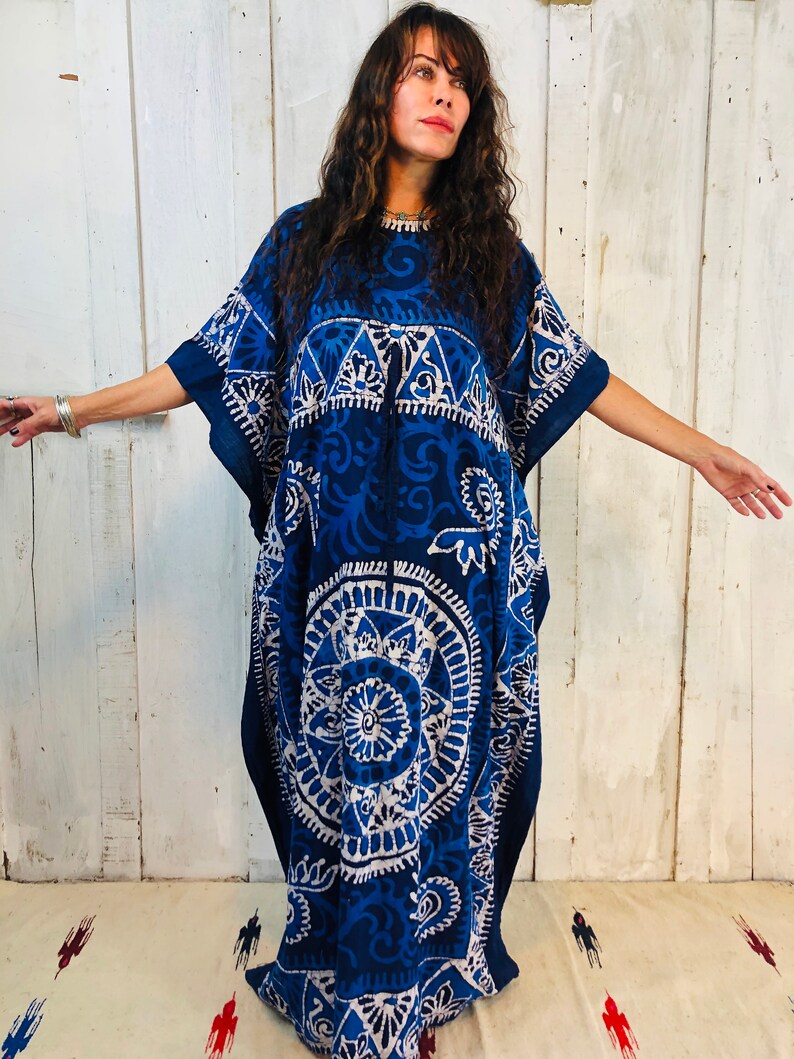 Vintage 70s Kaftan//vintage Indian Caftan // Bohemian Magical Kaftan ...