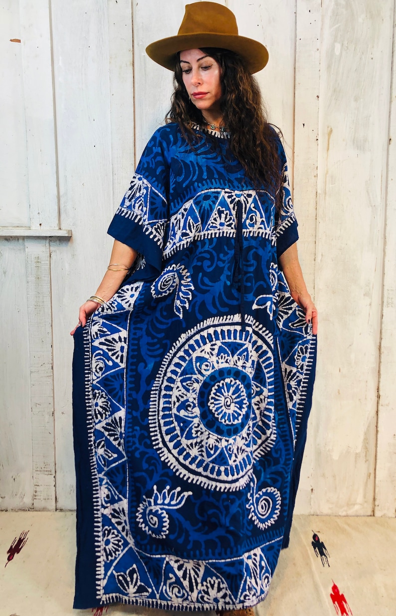 Vintage 70s Kaftan//vintage Indian Caftan // Bohemian Magical Kaftan ...