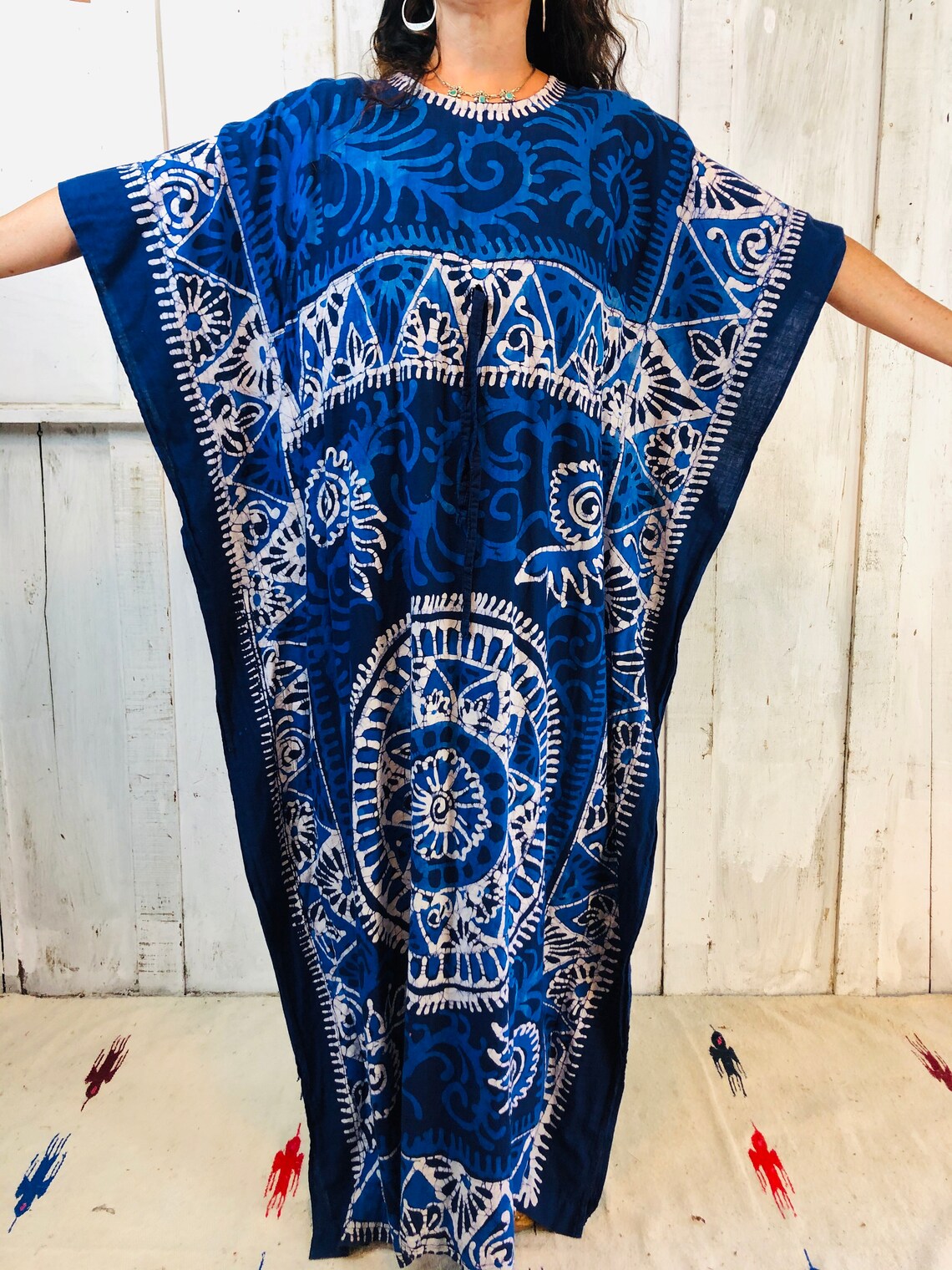 Vintage 70s Kaftan//vintage Indian Caftan // Bohemian Magical Kaftan ...