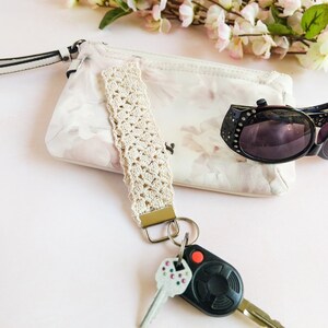 Crochet Pattern, Lace Keychain Wristlet, Digital Download, Pdf, - Etsy