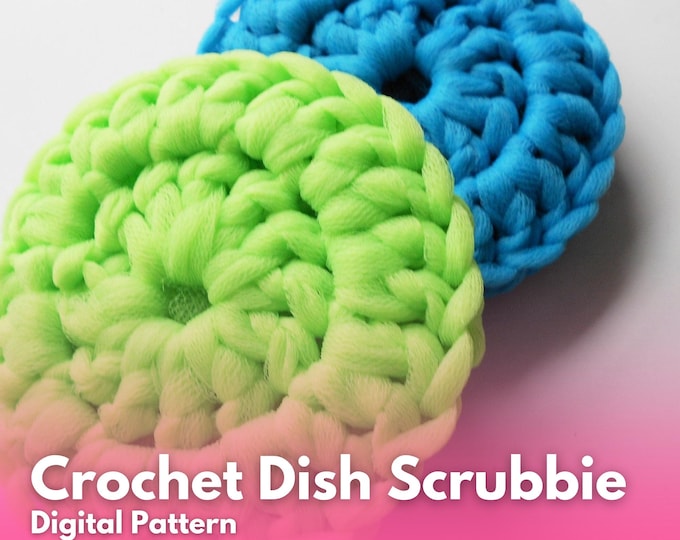 Scrubbie Pattern for Nylon Netting Dish Scrubbies - Etsy Canada