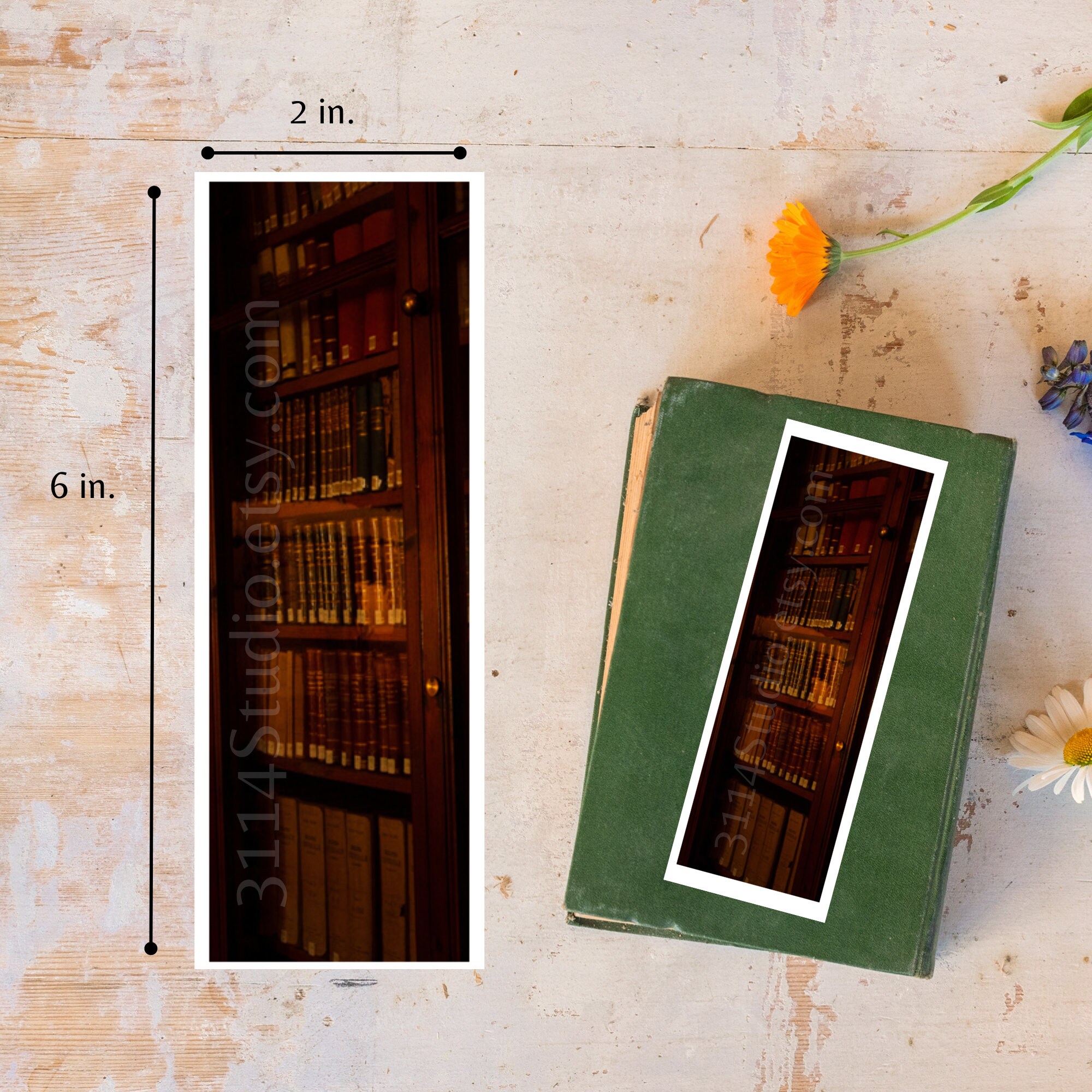 Dark Library Printable Bookmarks, Set of 8, Printable, Digital Download ...