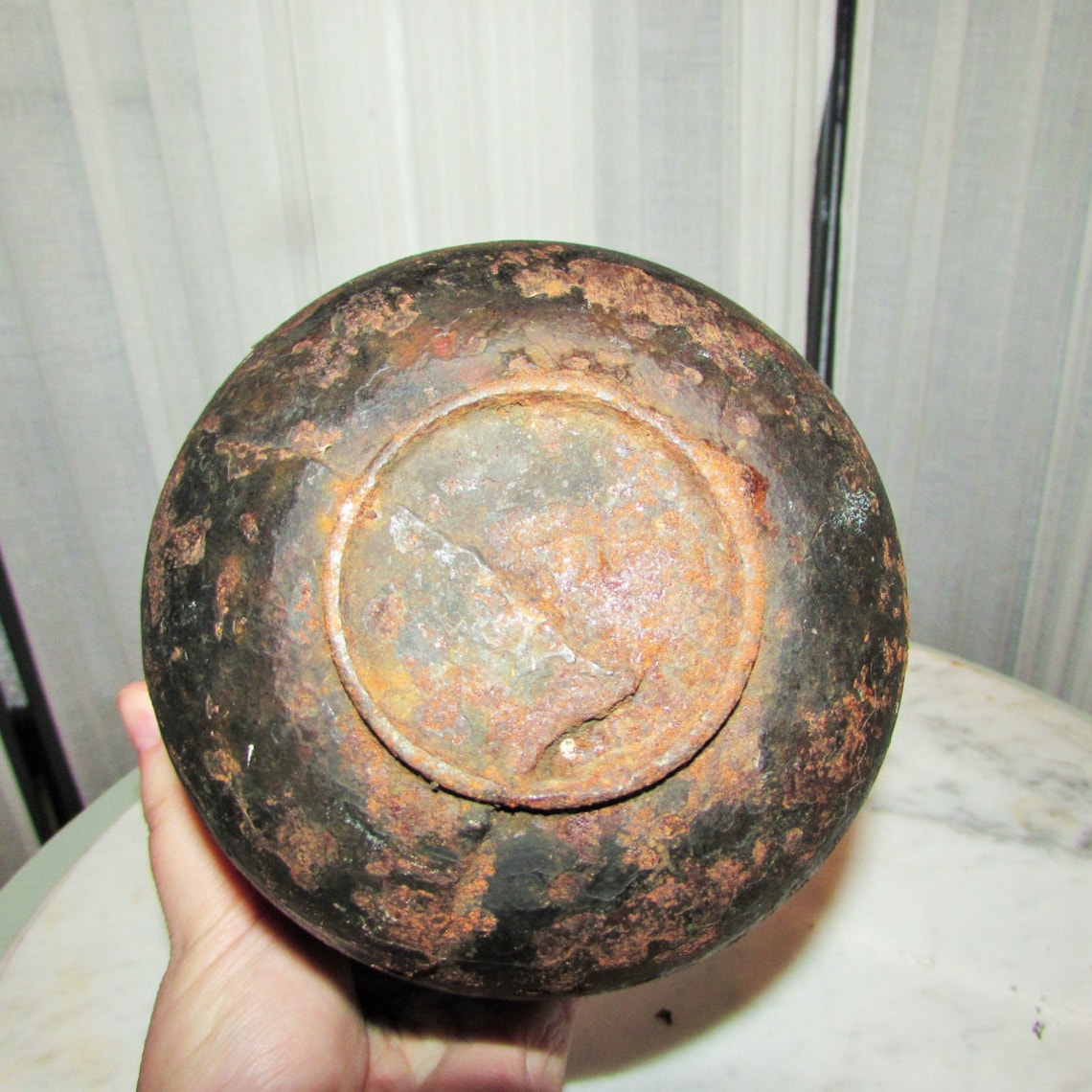 Antique Cast Iron Melting Pot - Etsy