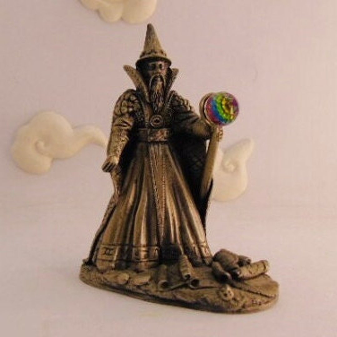 Tudor Mint "the Wizard of the Future" Figurine - Etsy