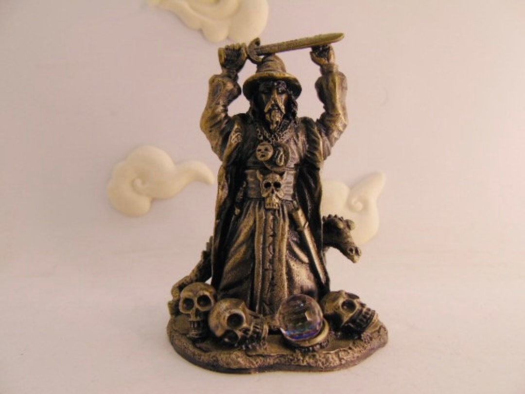 Fantasy Wizard Statuette "the Swordmaster" - Etsy