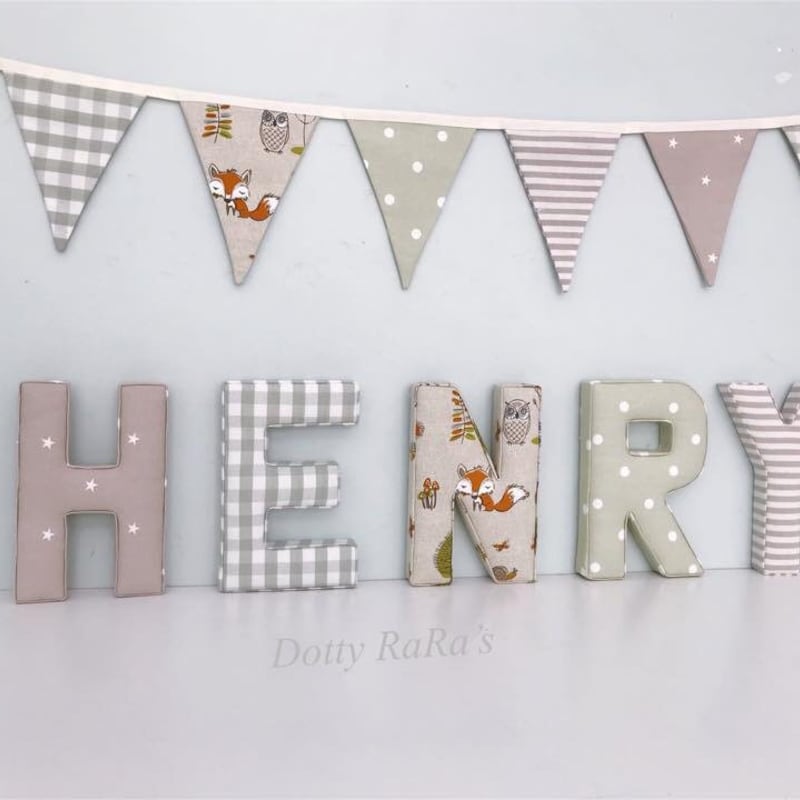 Nursery Wall Letters - Etsy