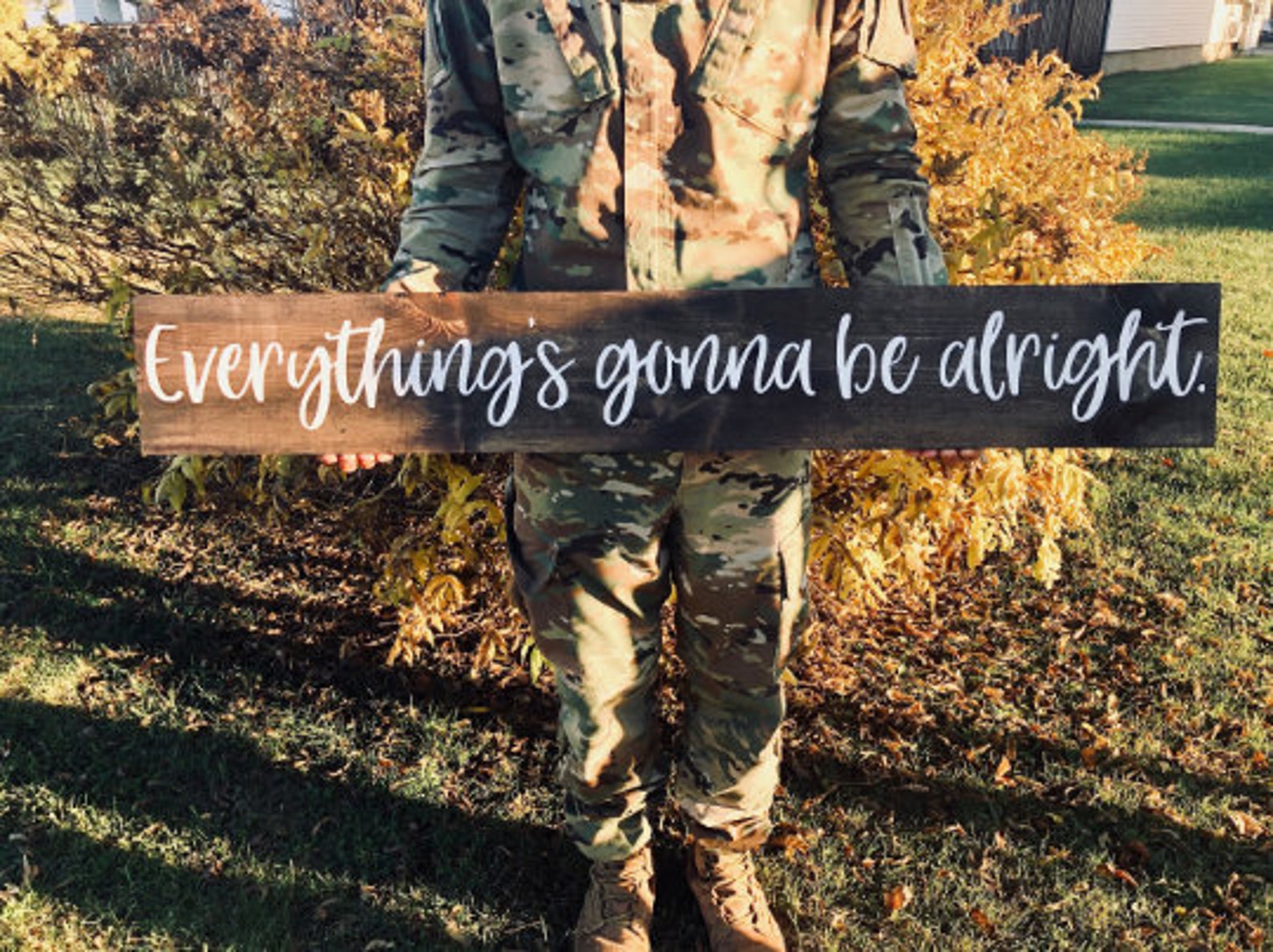 Rustic Wood Sign Pinterest Wood Sign Home Decor 7 X 48 - Etsy