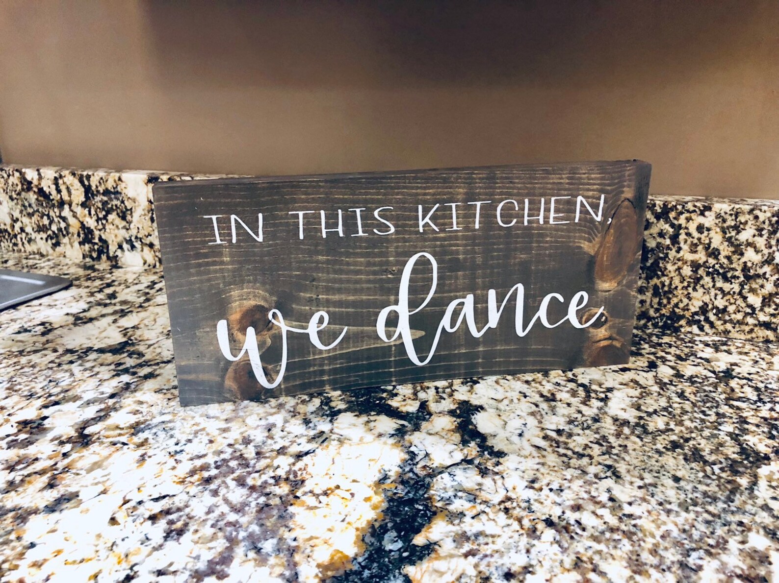 In This Kitchen We Dance Wood Signs Rustic Decor | Etsy