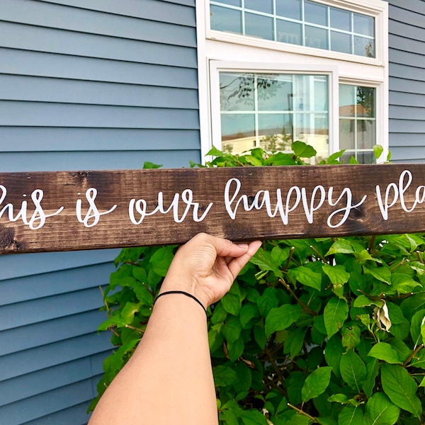 Happy Place Signs - Etsy