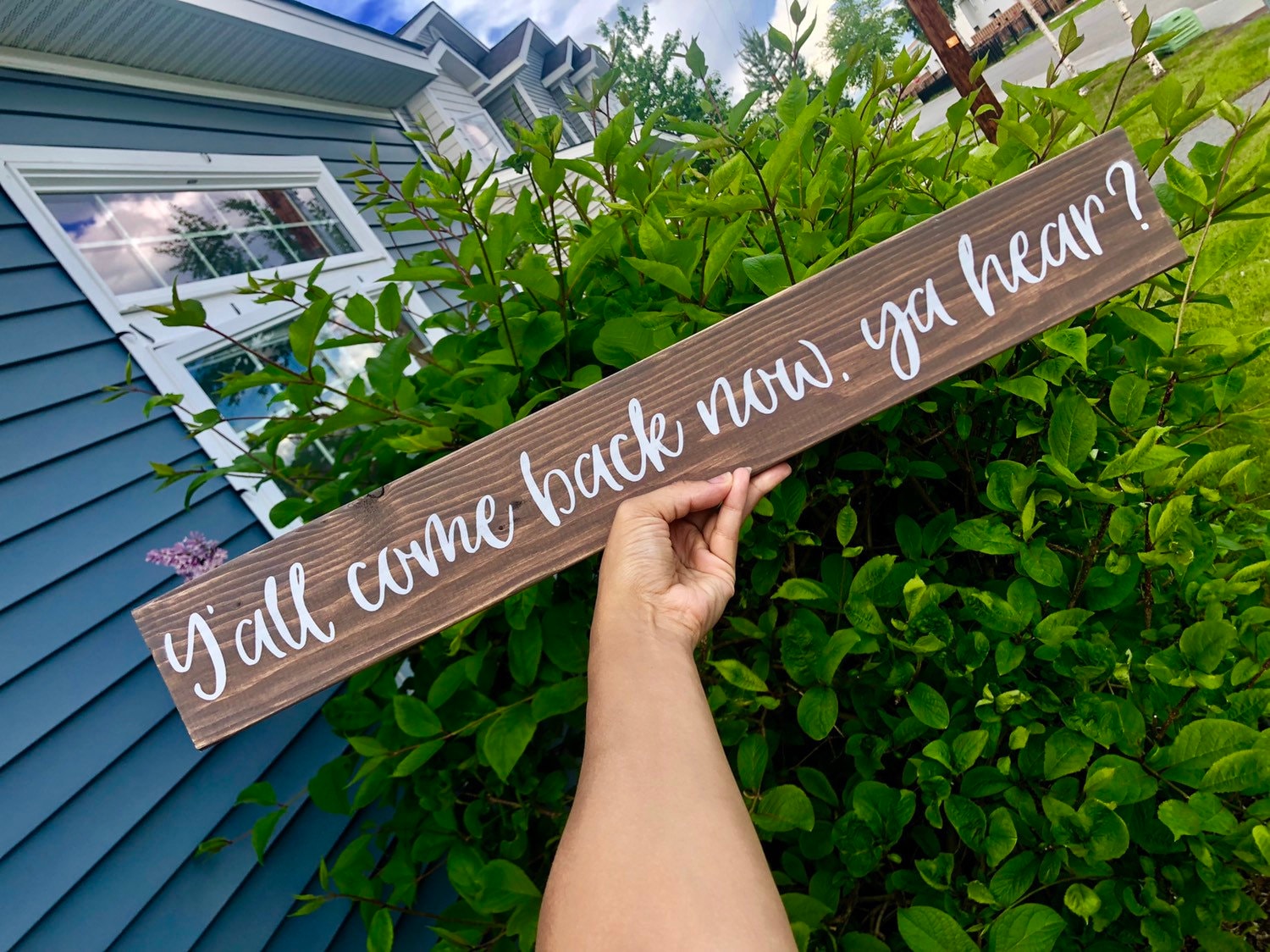 Y'all Come Back Now Wood Sign, Rustic Farmhouse Decor - Etsy