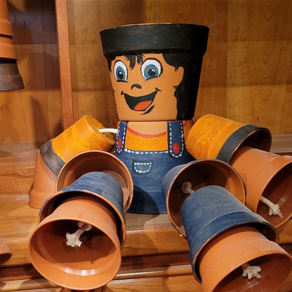 Flower Pot People - Etsy