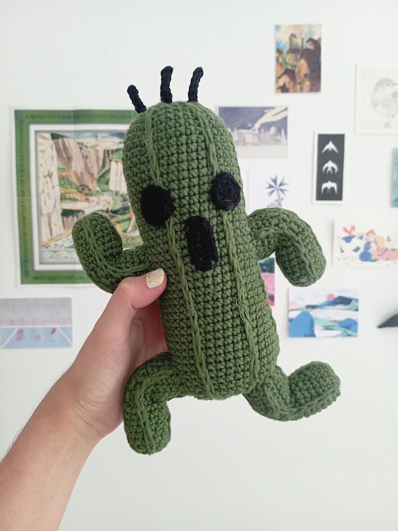 Cactuar Crochet Amigurumi Pattern - Final Fantasy XIV - Etsy