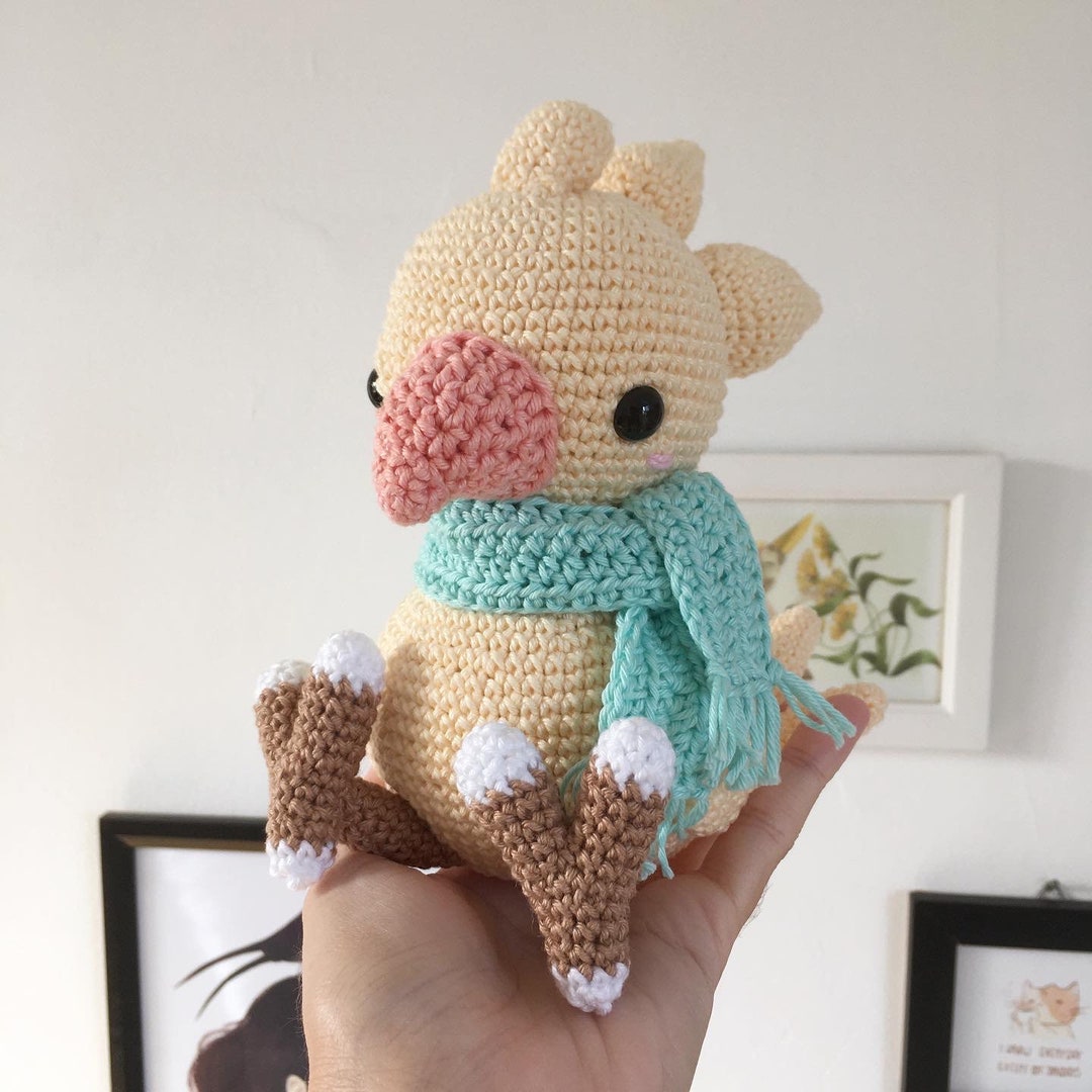 Chocobo Crochet Plushie - Handmade Amigurumi Final Fantasy XIV - Etsy