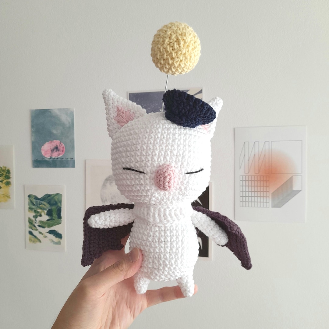 Moogle Crochet Pattern | Amigurumi Final Fantasy XIV PDF - Etsy