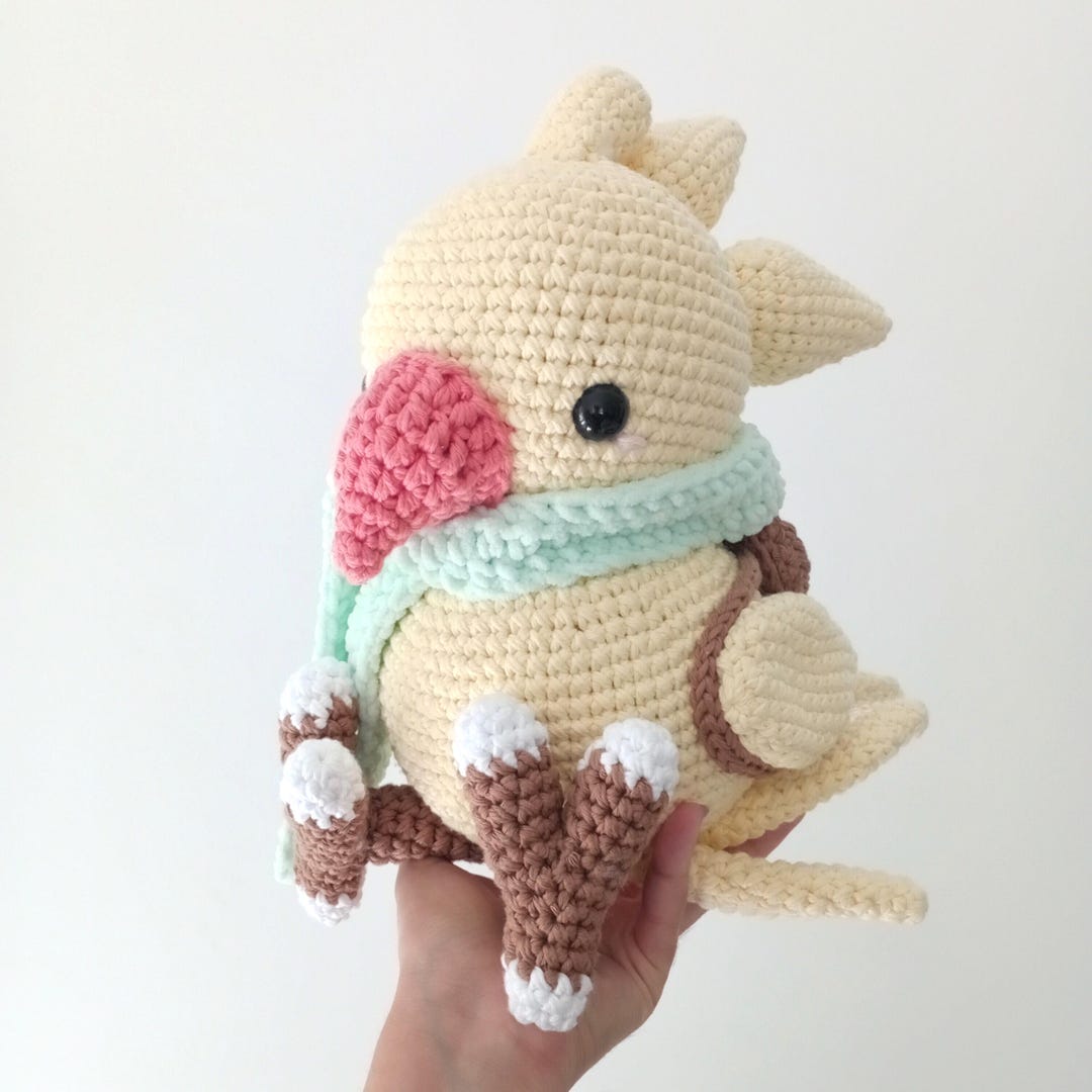 Chocobo Amigurumi Plushie (bigger Size) - Final Fantasy XIV - Etsy