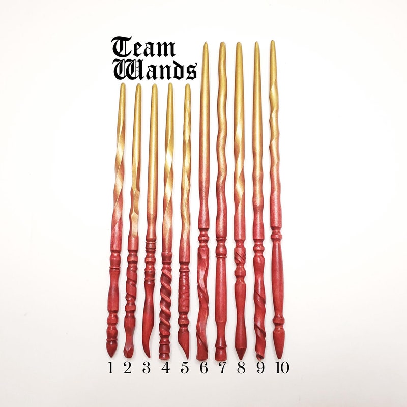 Red Magic Wands - Etsy