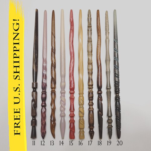 Pick Your Magic Wand 1-10 One of A Kind Magic Wands Custom - Etsy