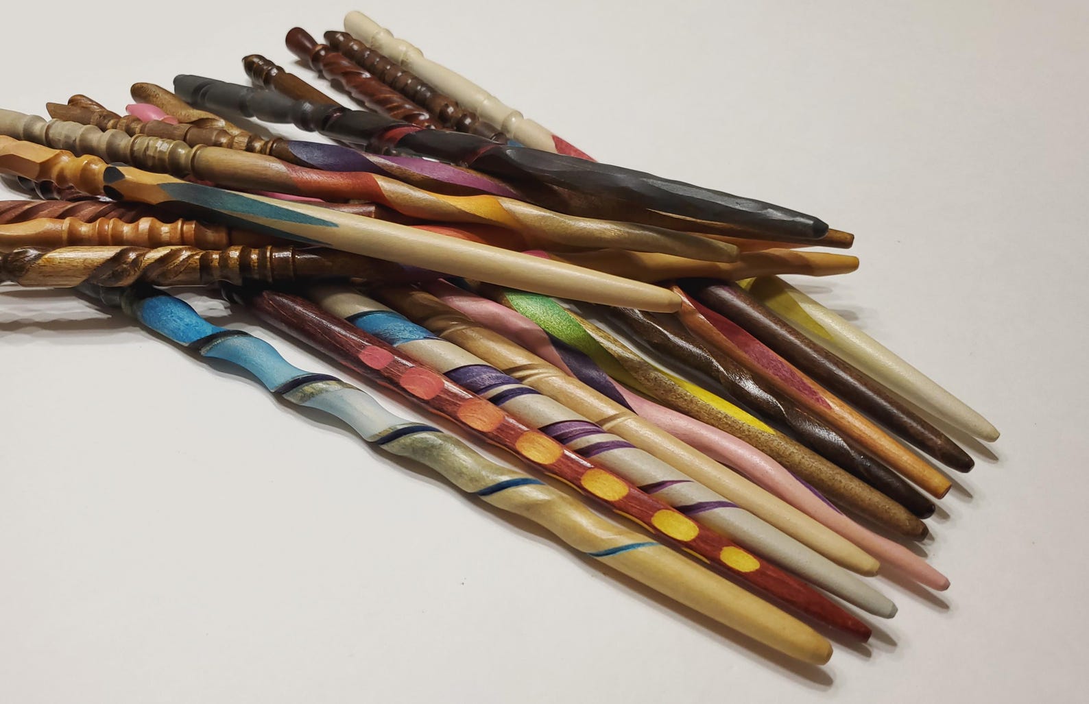 Color Flair Wands 1-10, Magic Wands, Wood Wand, Magic Wand, Wiccan Wand ...