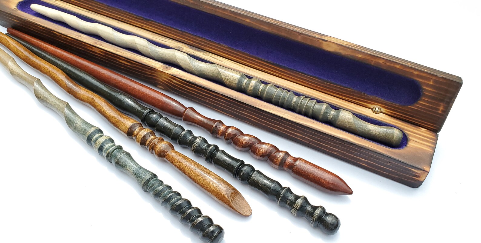 Wand Box Handmade Wooden Box for Wands Heartwood Wands - Etsy