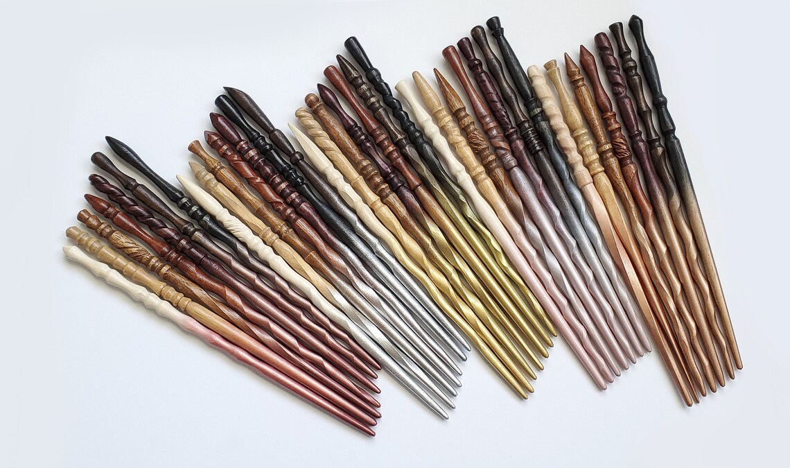 Metallic Random Wands, Magic Wands, Wood Wand, Magic Wand, Wiccan Wand ...