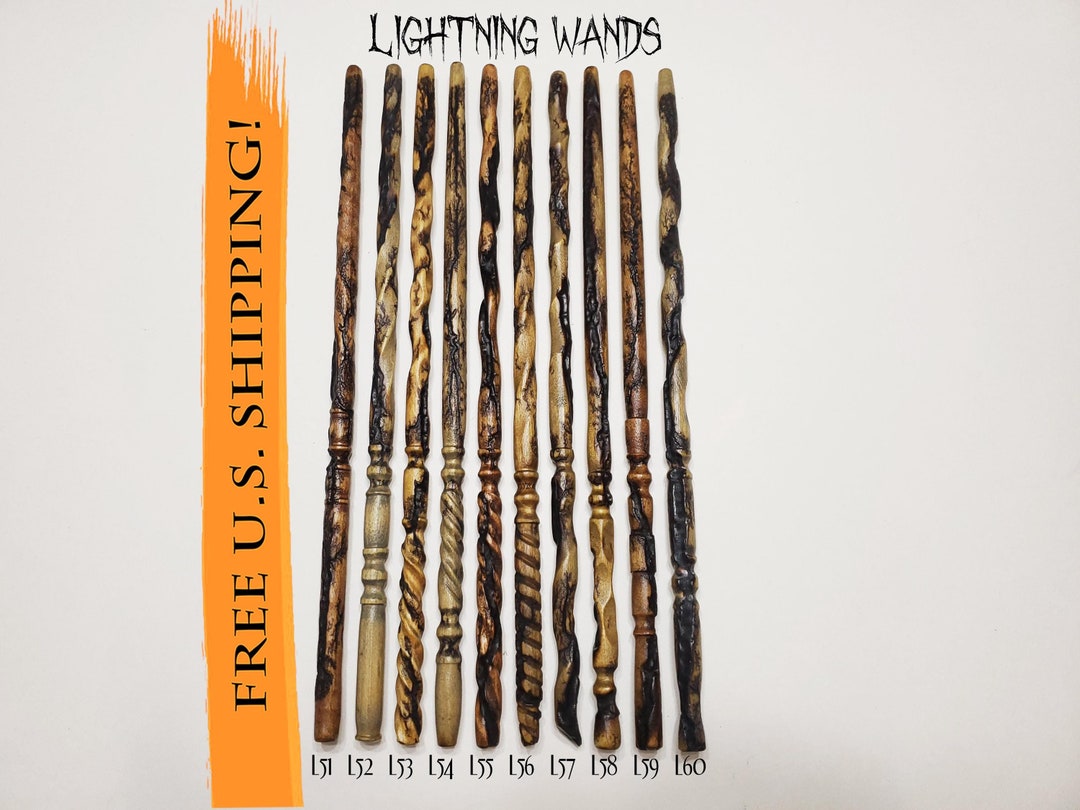 Lightning Wands, 51-60, Lichtenberg Fractal Burning, Pick Your Wand ...