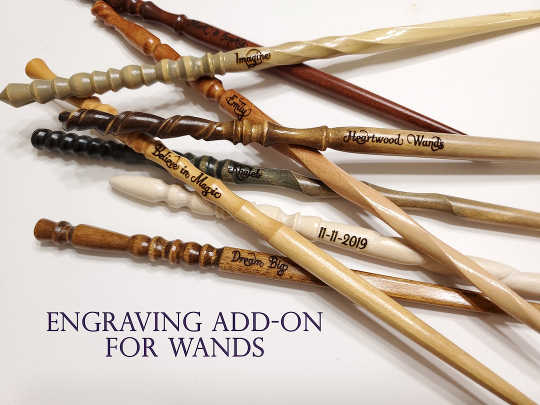 Custom Engraving Add-on for Wands - Etsy