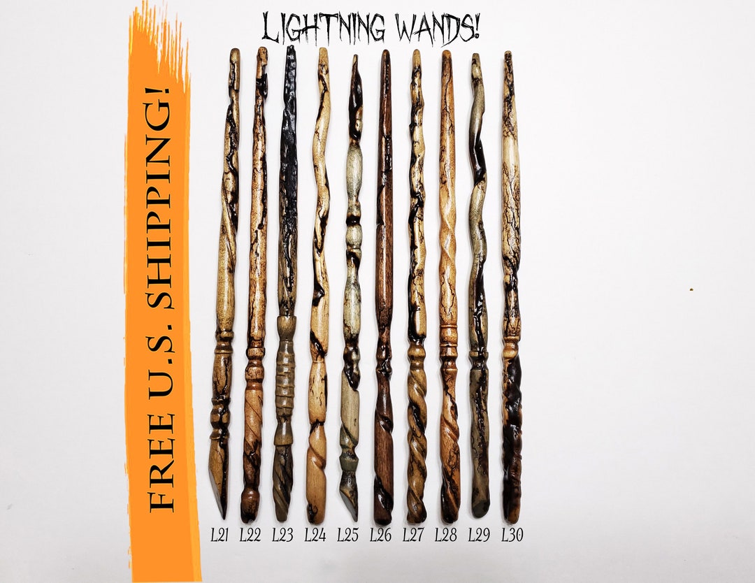 Lightning Wands 21-30 Lichtenberg Fractal Burning Pick Your - Etsy