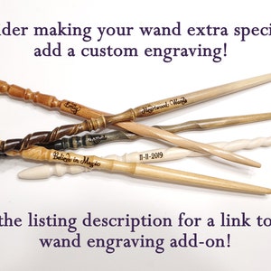 Unfinished Random Wand, Unstained Wands, Magic Wands, Wood Wand, Magic ...