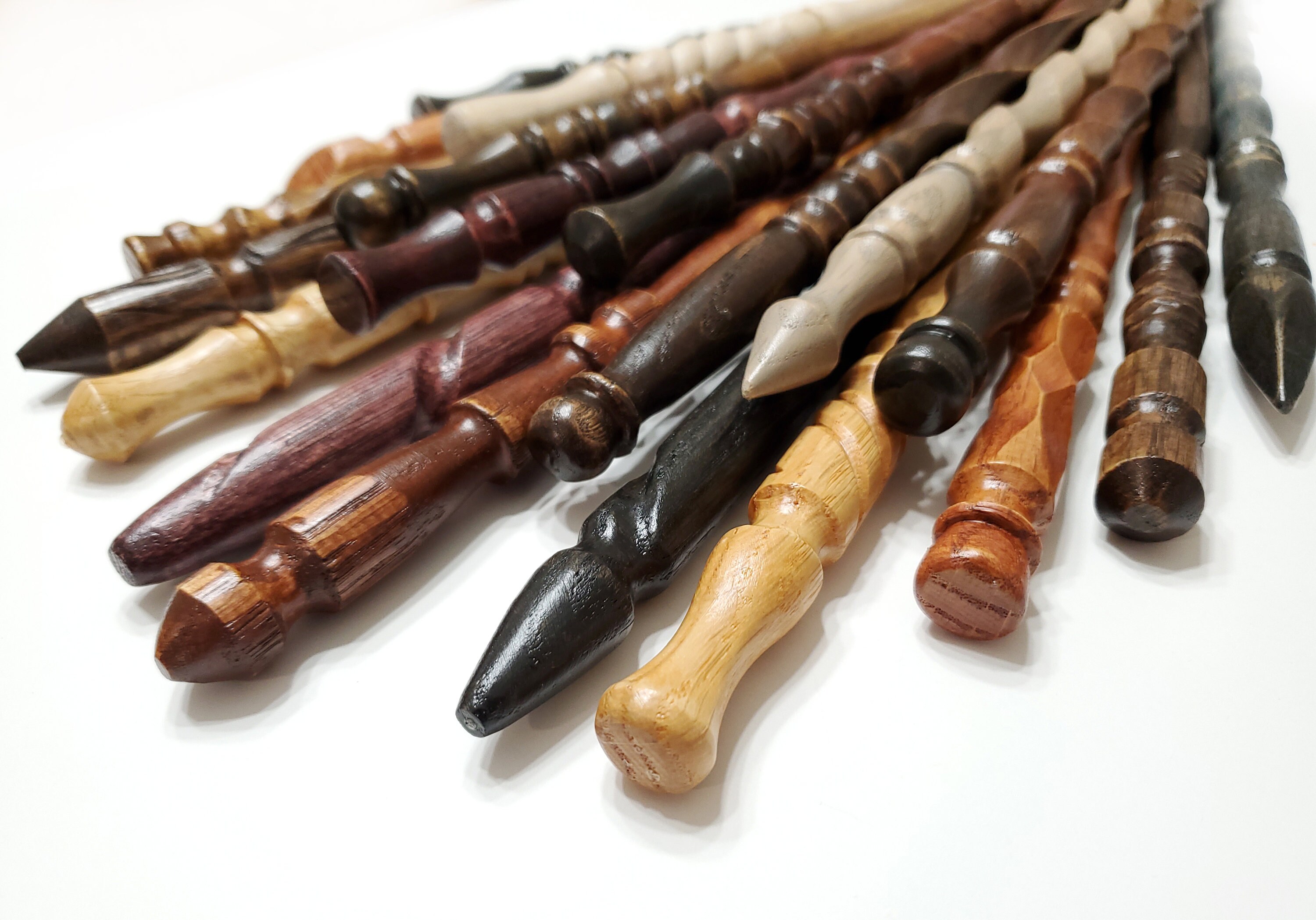Pick Your Magic Wand OAK Magic Wands A-J Custom Wands Wood - Etsy