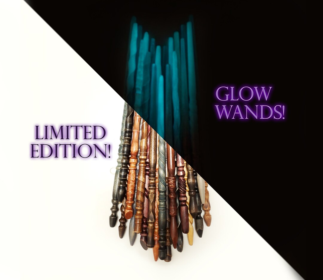 Glow Wands, Limited Edition Magic Wands, Halloween Wood Wand, Magic ...