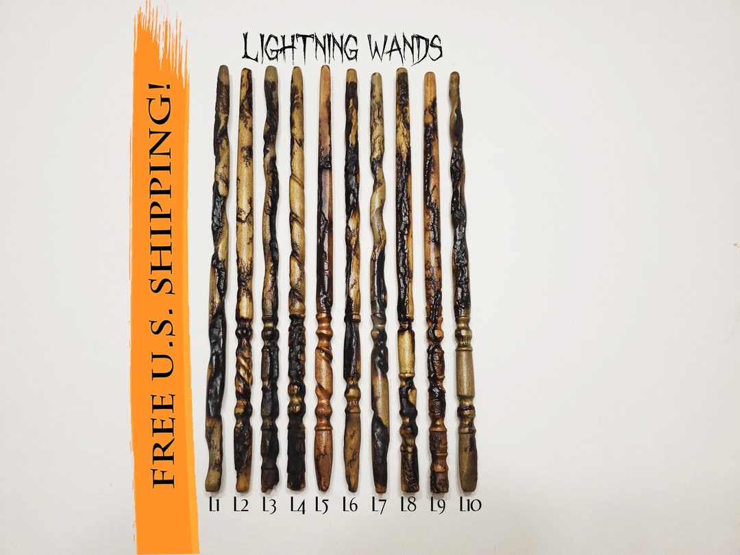 Lightning Wands, 1-10, Lichtenberg Fractal Burning, Pick Your Wand ...
