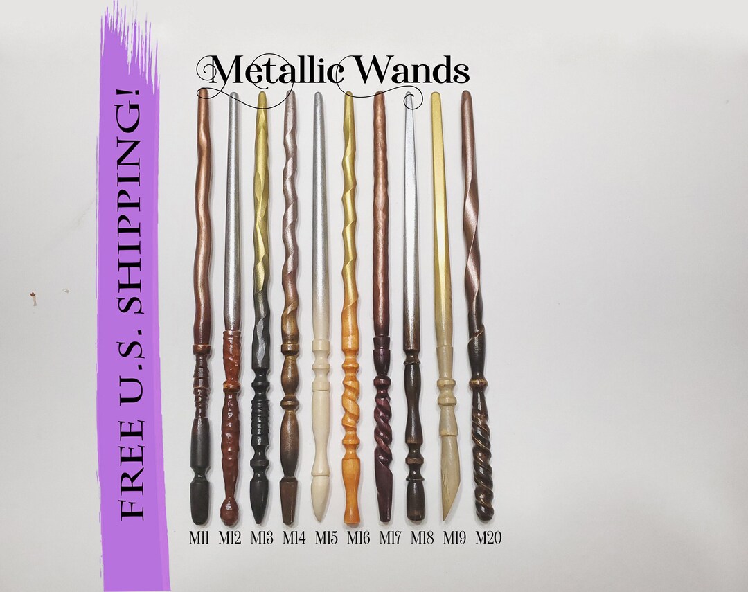 Metallic Wands, 11-20 Choose Your Metallic Wand, Pick Your Wand, Magic ...