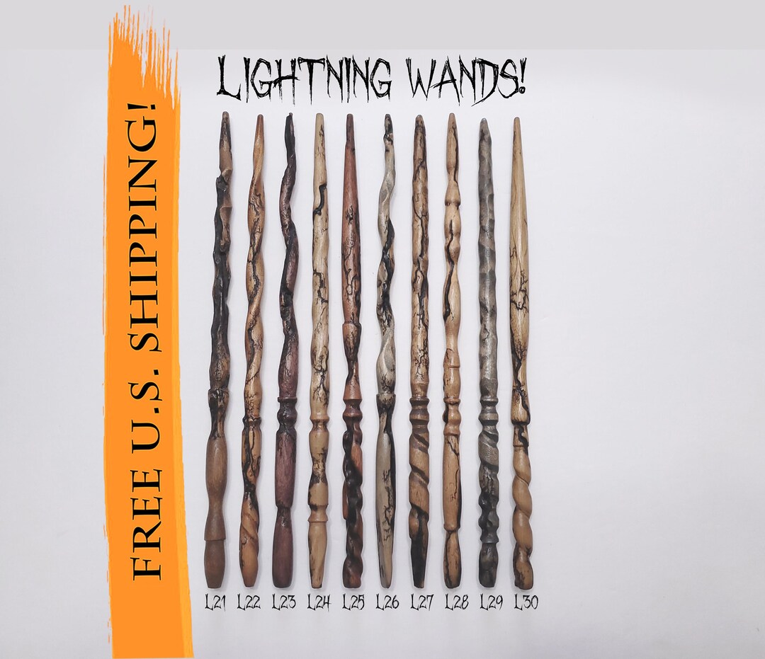 Lightning Wands 21-30 Lichtenberg Fractal Burning Pick Your - Etsy