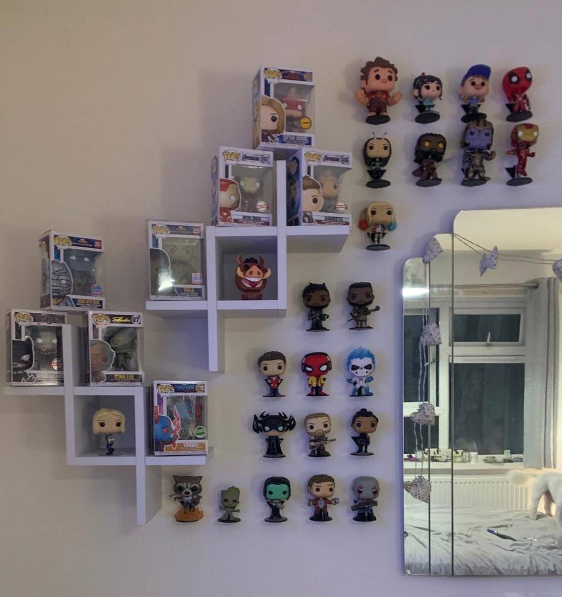 Pack of 100 Pop Vinyl Wall Display shelf Stands. | Etsy UK