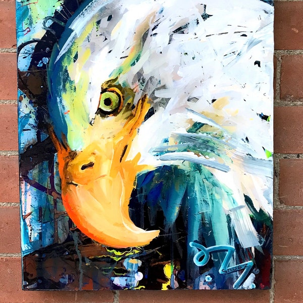 Adler gemälde - Etsy.de