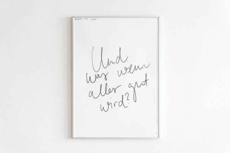 Minimalist Handwriting Poster for More Mental Health and What If ...
