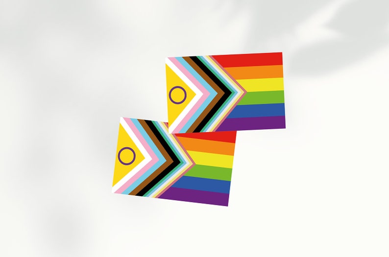 Progressive Pride Flag LGBTQIA Queer Sticker With Disability Pride ...