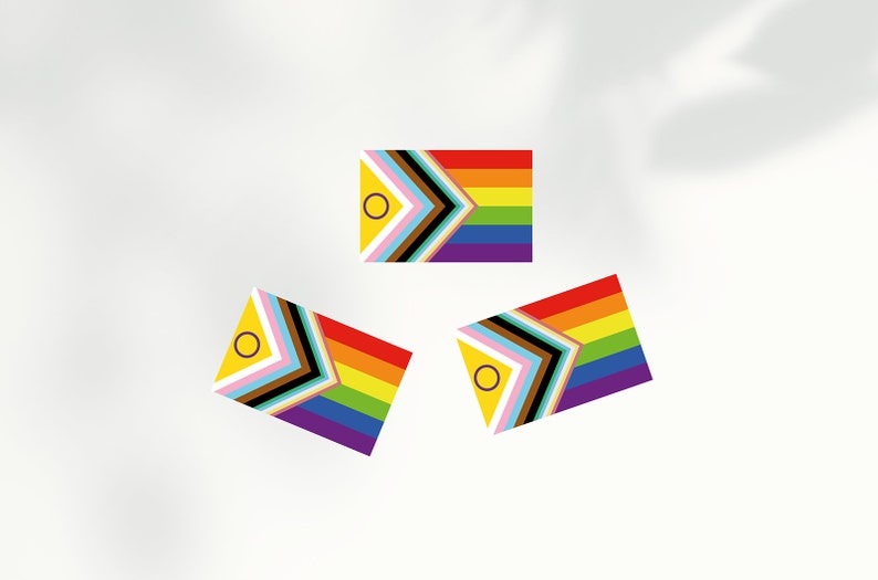 Progressive Pride Flag LGBTQIA Queer Sticker With Disability Pride ...