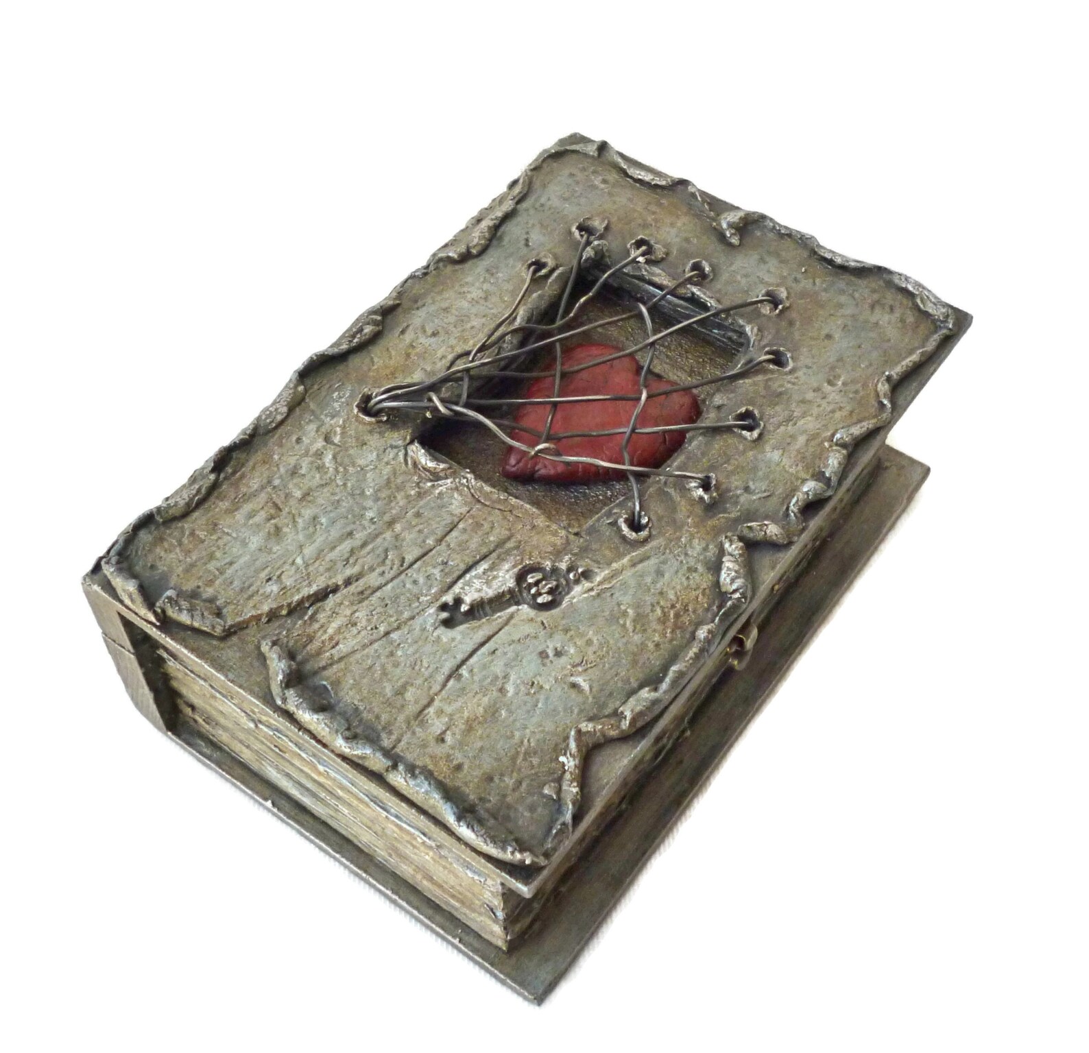 Box Book Secret Compartment Valentines Day Gift Jewelry Box | Etsy