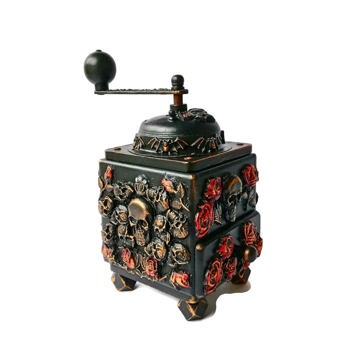 Rare Coffee Grinder Skull Coffee Mill Unique Gift Gothic Fans - Etsy